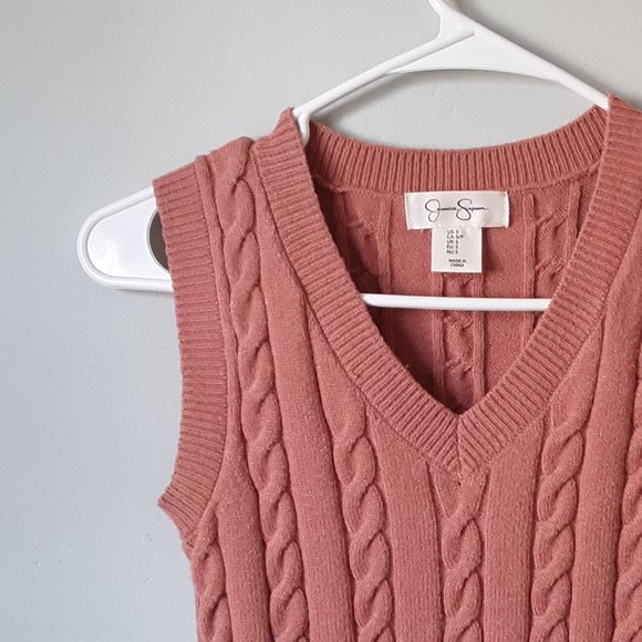 Jessica Simpson | Sweaters | Jessica Simpson Light Sweater Vest Cotton ...